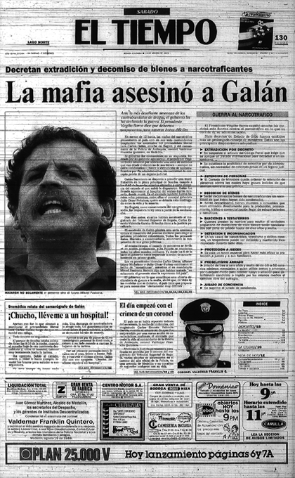 Magnicidio Galán: el crimen contra Luis Carlos Galán hace 30 años